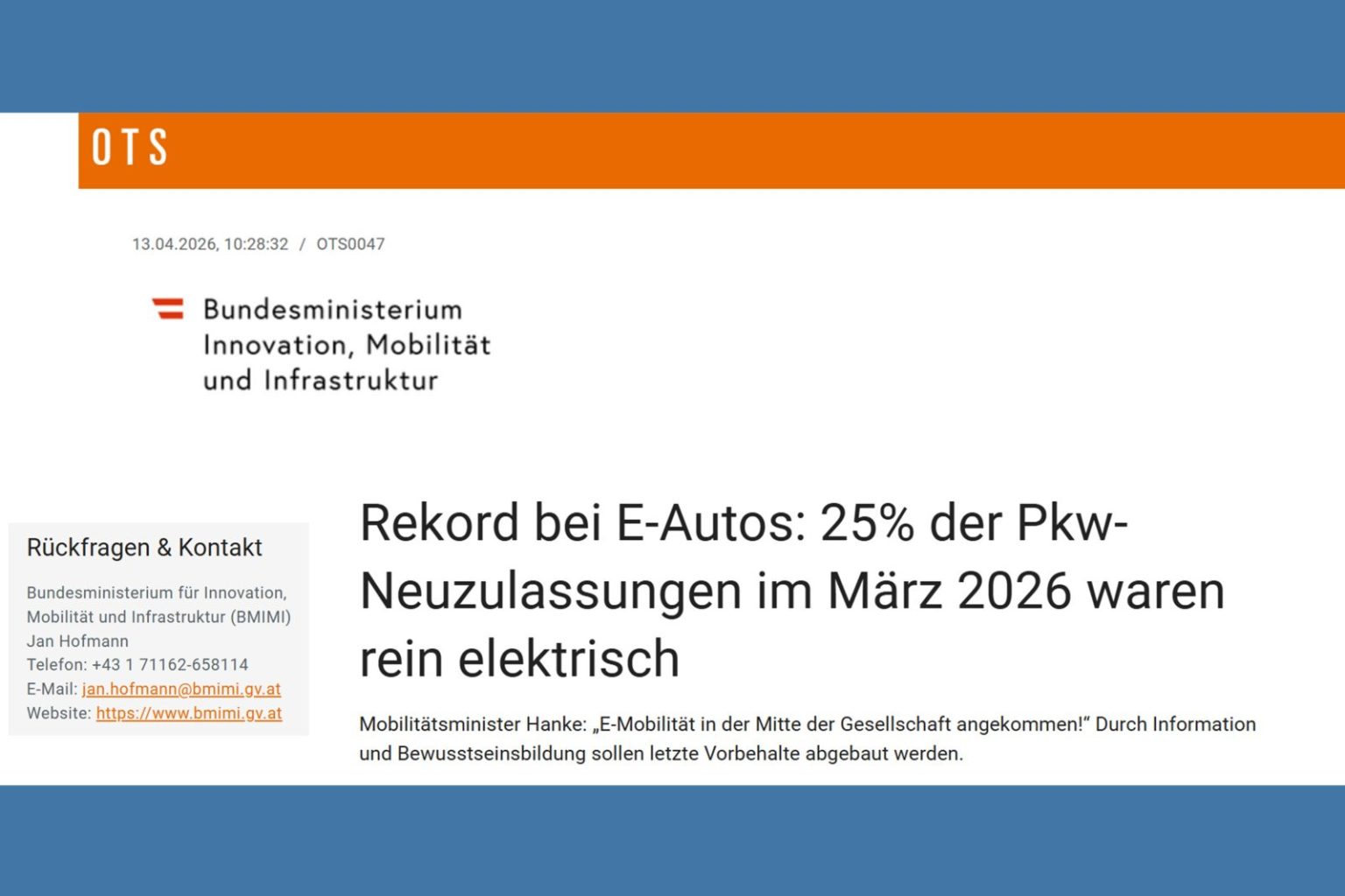 eMove Austria | Österreichs zentrale Plattform für emissionsfreie Mobilität